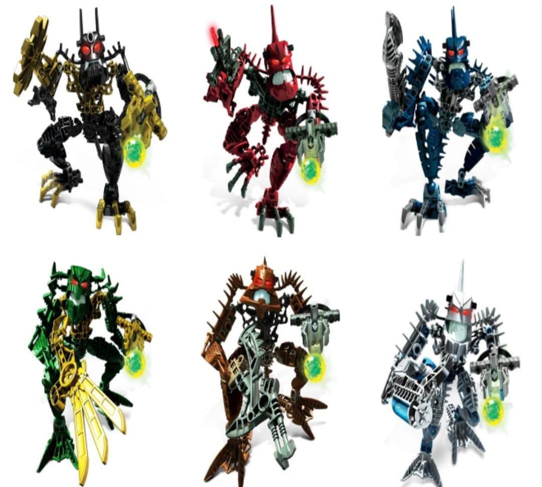 Lego Technic Bionicle - Piraka (2006) - 8900, 8901, 8902, 8903, 8904 ...