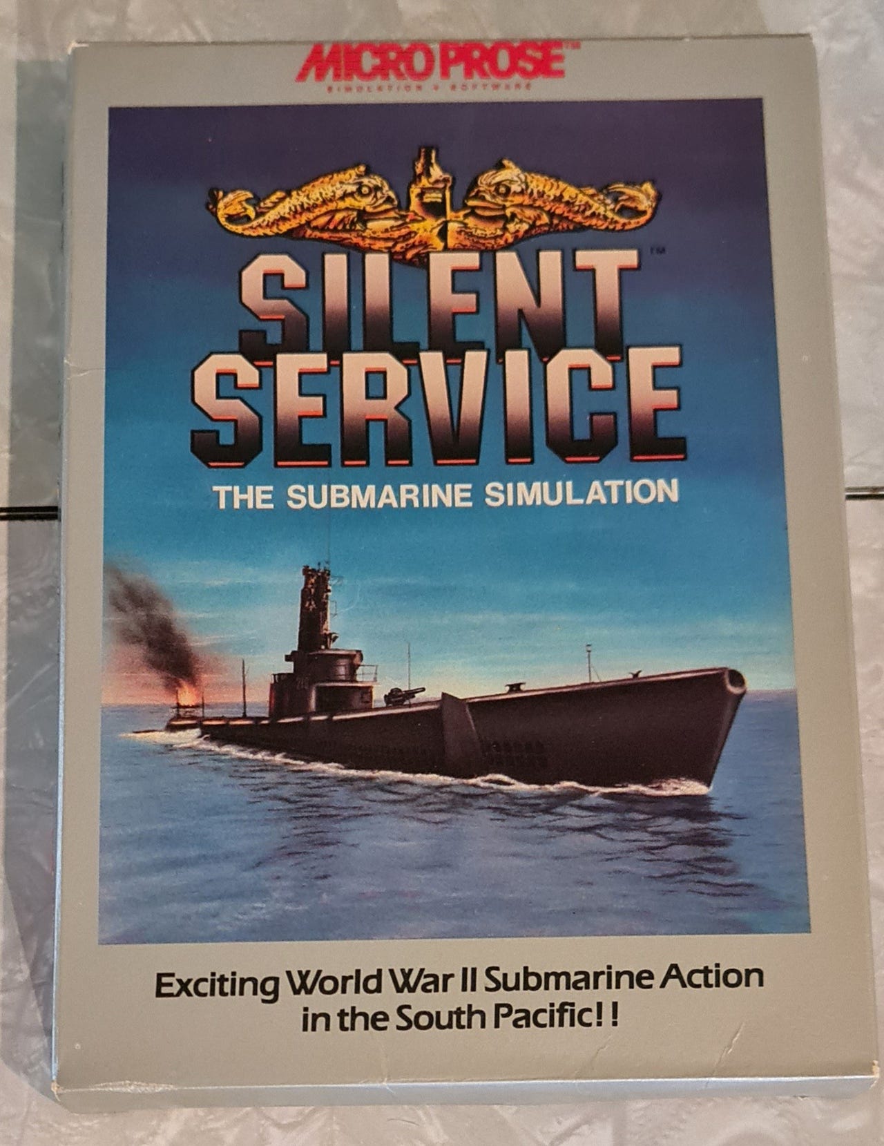 Silent Service – klassisk ubåtsimulator fra Microprose for Commodore 64 ...