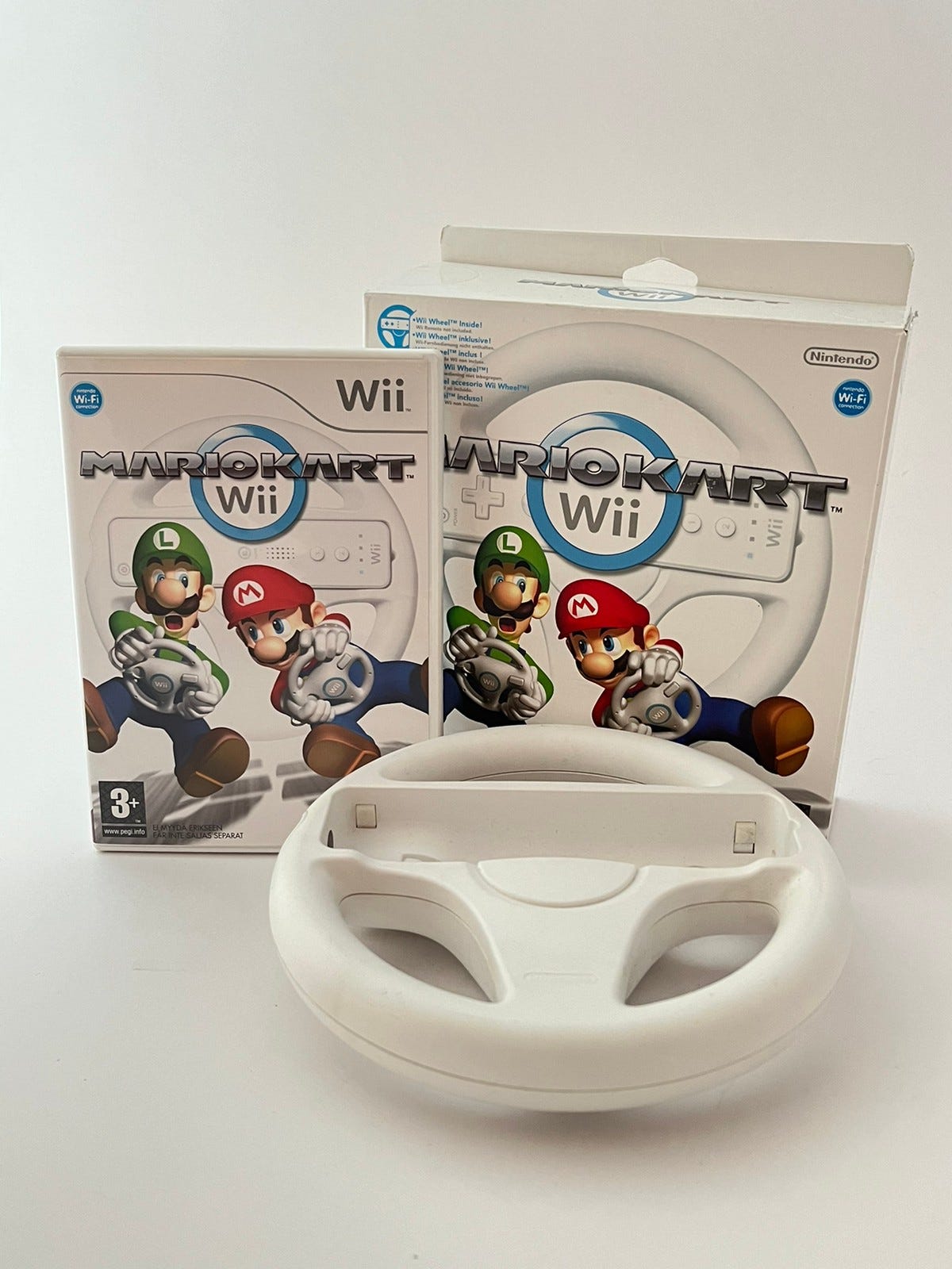 Nintendo Wii Mario Kart med ratt | FINN-torget