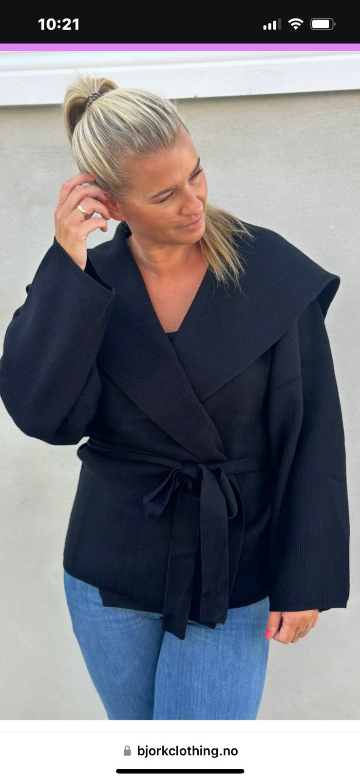 Iben cardigan sort | FINN torget