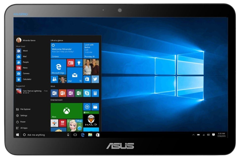Asus Pro. A4110 Nettbrett Touch-PC Windows 11 | FINN torget