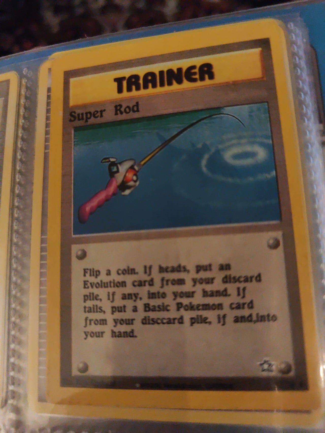 Super Rod 103/111 Pokemon Neo Genesis pokemon trainer kort | FINN torget