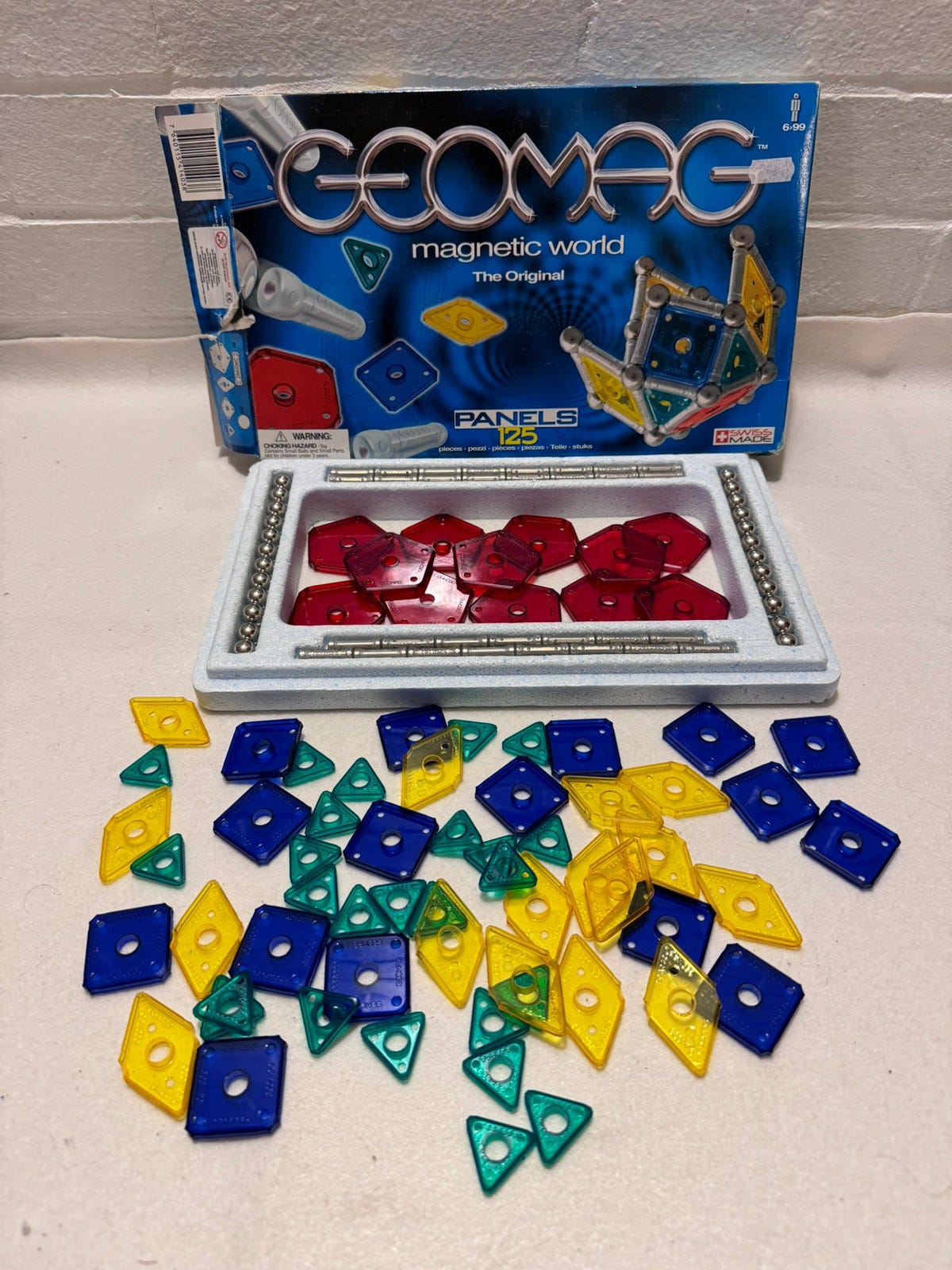 Geomag magnetic world, fra 6-99 år. 125 ulike deler | FINN torget