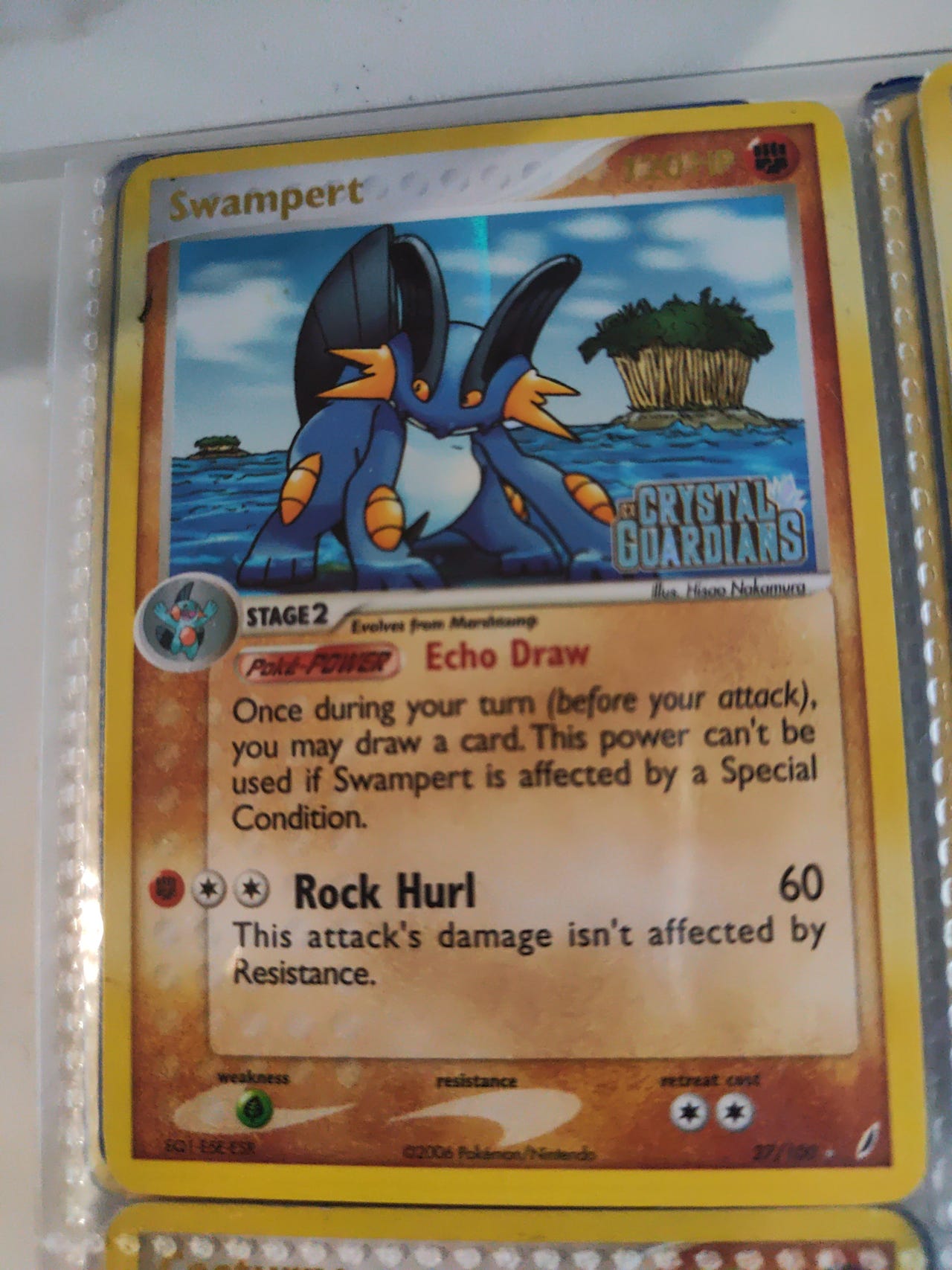 Swampert 27/100 EX Crystal Guardians pokemon kort | FINN torget