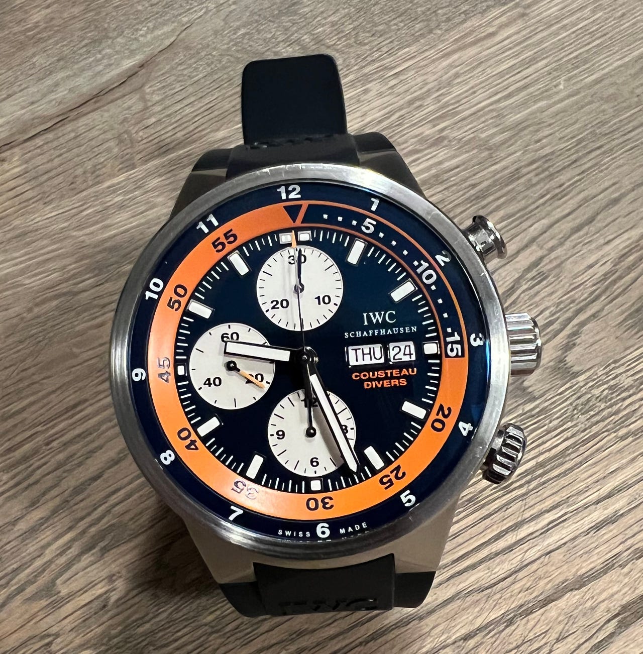 IWC Aquatimer Chronograph "Cousteau Divers" Limited Edition | FINN-torget