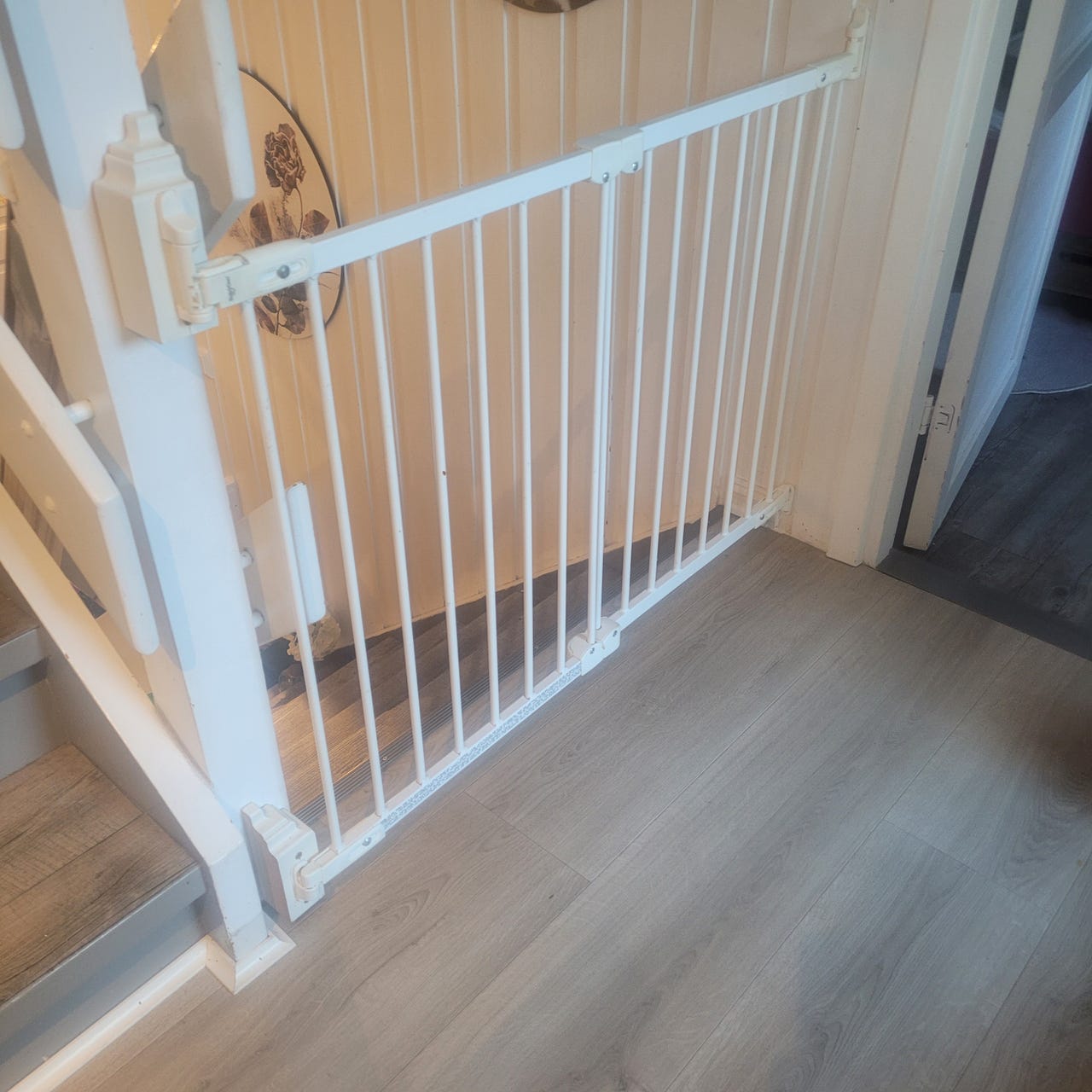 BabyDan Flexi Fit Metal trappegrind | FINN-torget