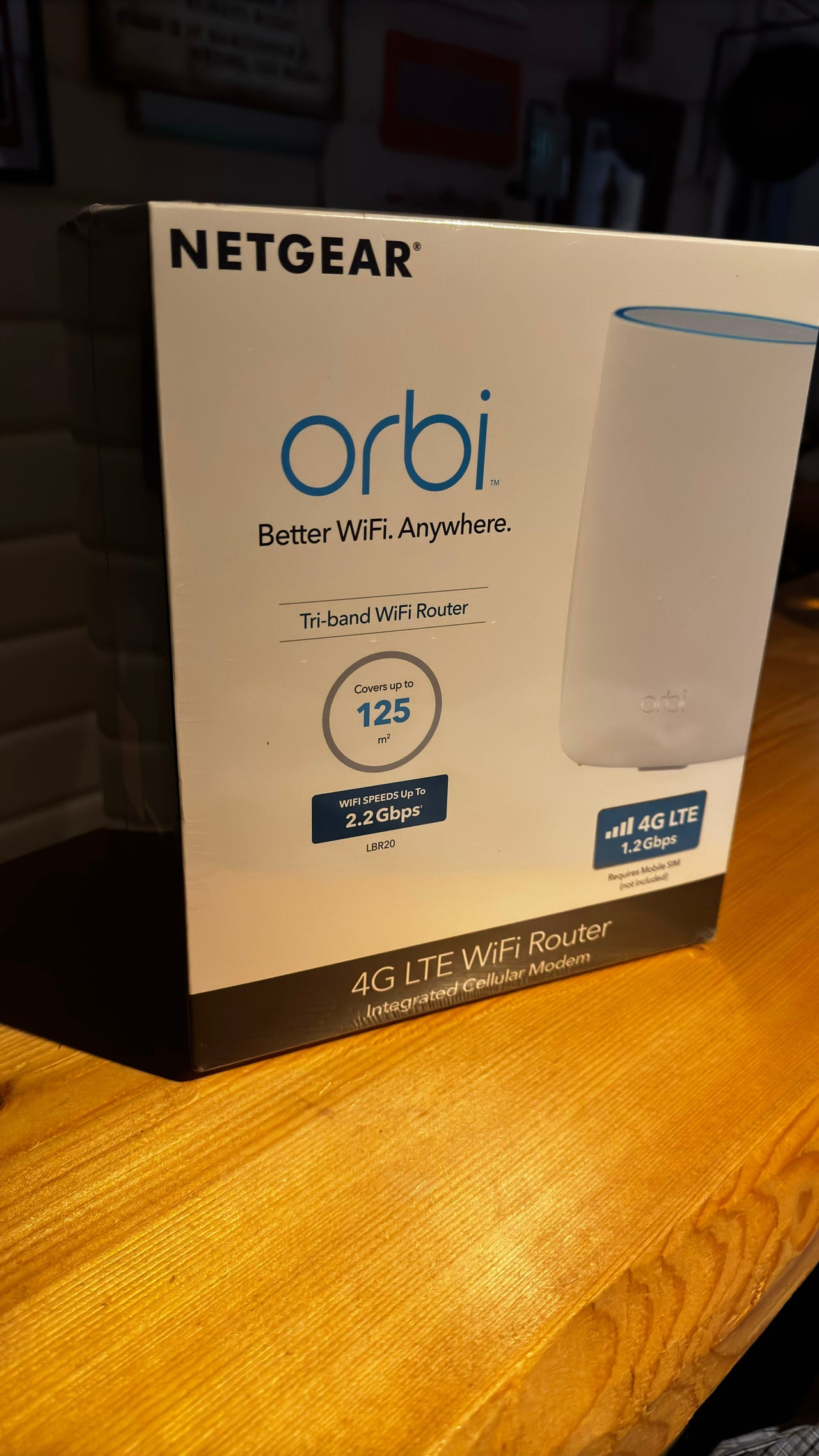 NY Uåpnet i eske med foreglet plast!! Netgear Orbi Trådløs router for ...