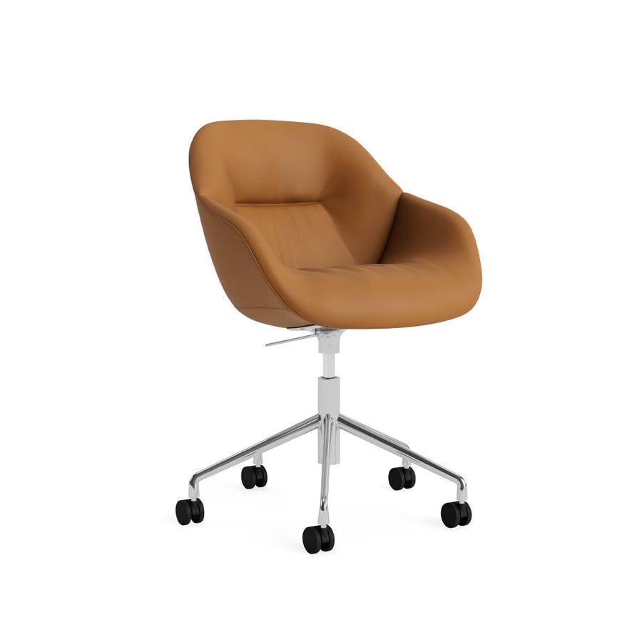 HAY Stol AAC 153 Soft Cognac skinn | FINN torget