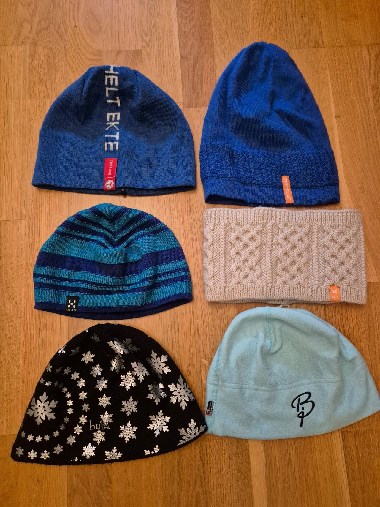 Luer og pannebånd (Lanullva, Kari Traa, Hagløfs, Devold, Bula m.fl ...