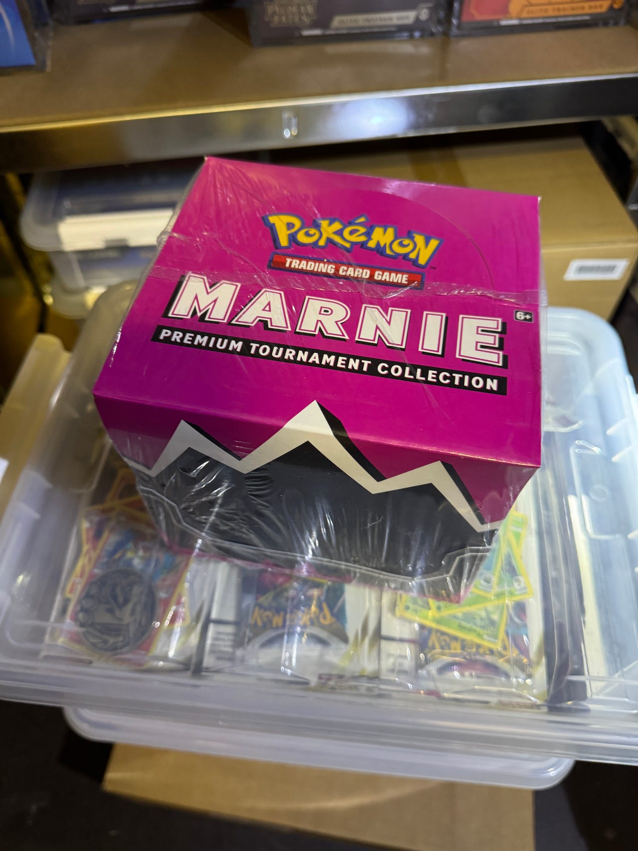 Pokemon Premium Tournament Collection Marnie Collection Box Display ...