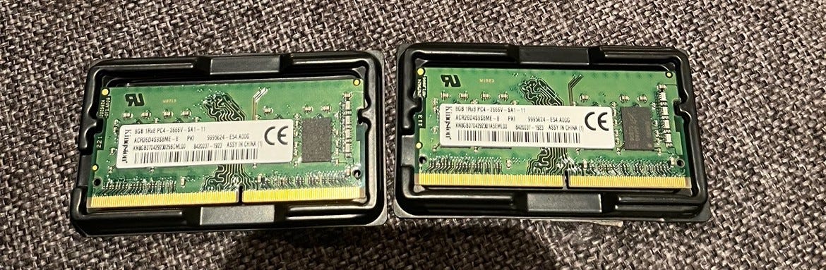 Laptop ram 8x2 ddr4 2666 MHz | FINN-torget