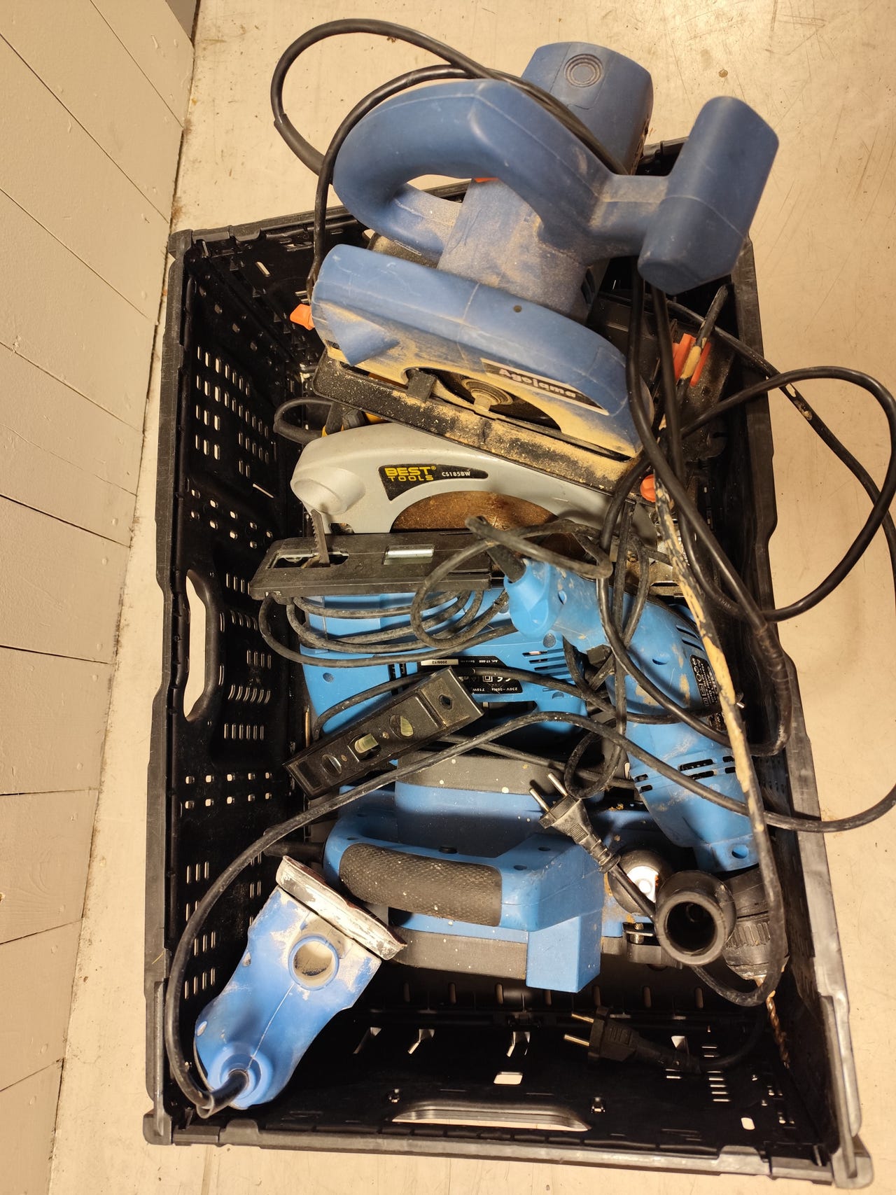 Kasse med div Power tools - El verktøy | FINN torget