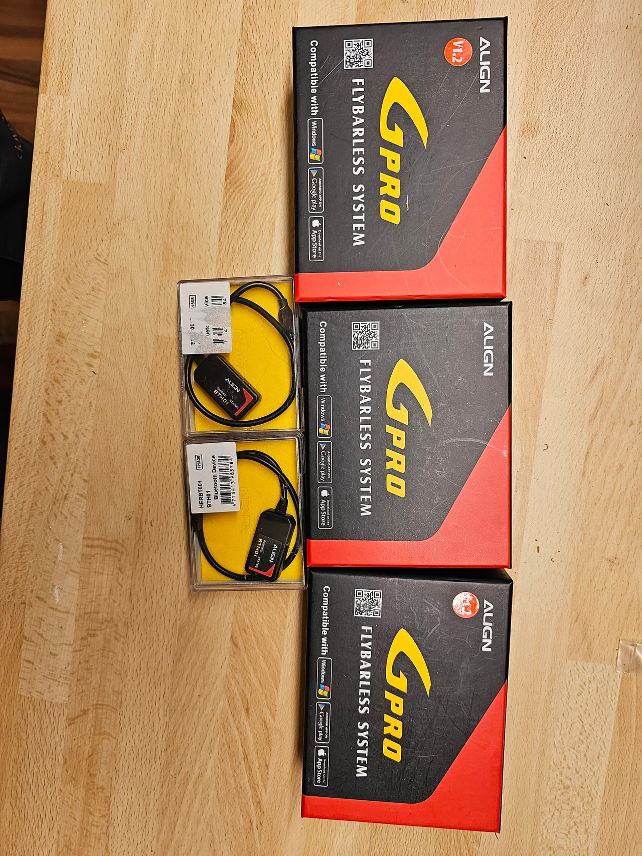 3 stk Align Gpro gyroer med 2stk Bluetooth divice | FINN-torget