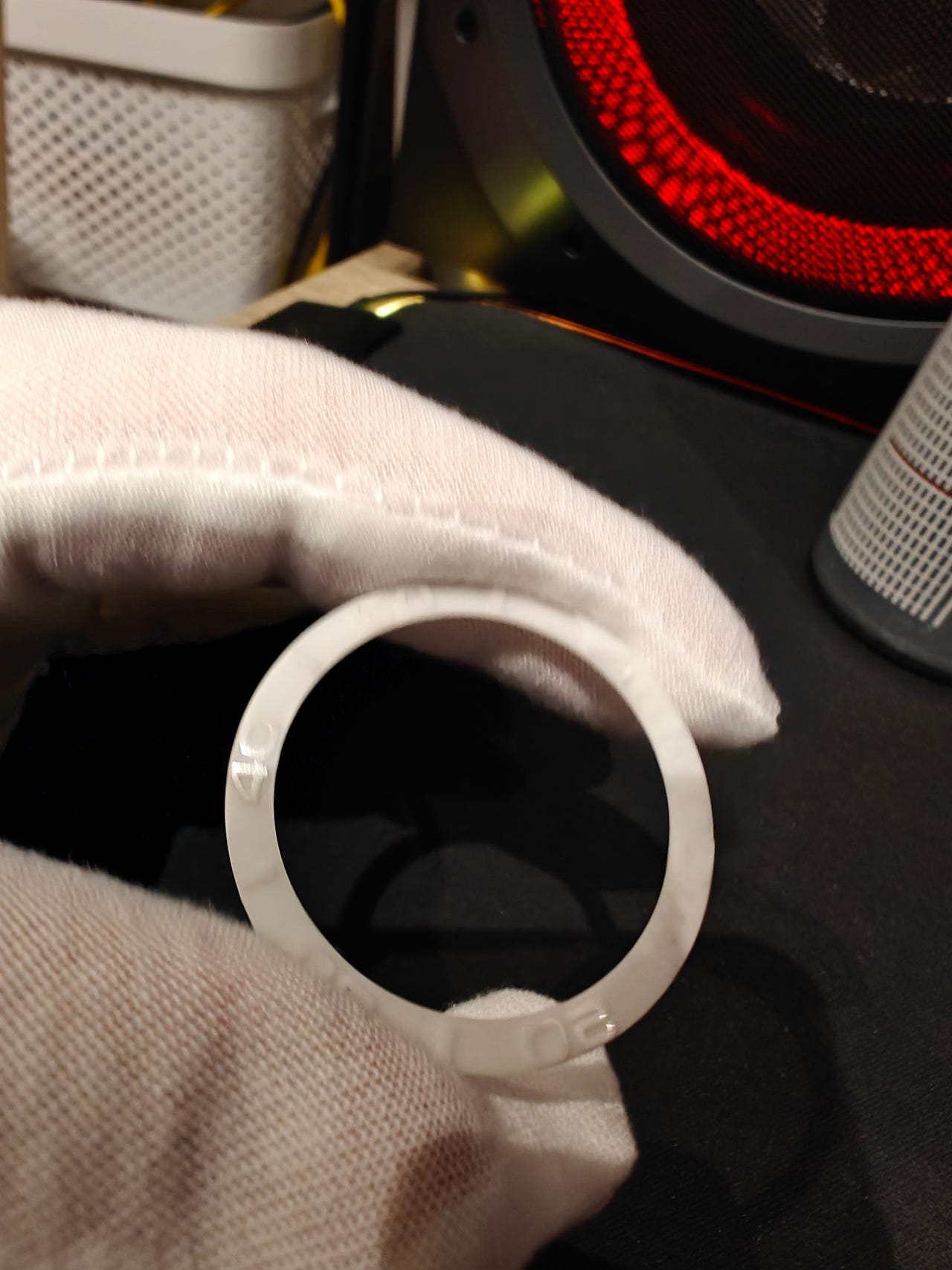 Bezel insert hvit keramisk YM til moding av seiko mod | FINN-torget