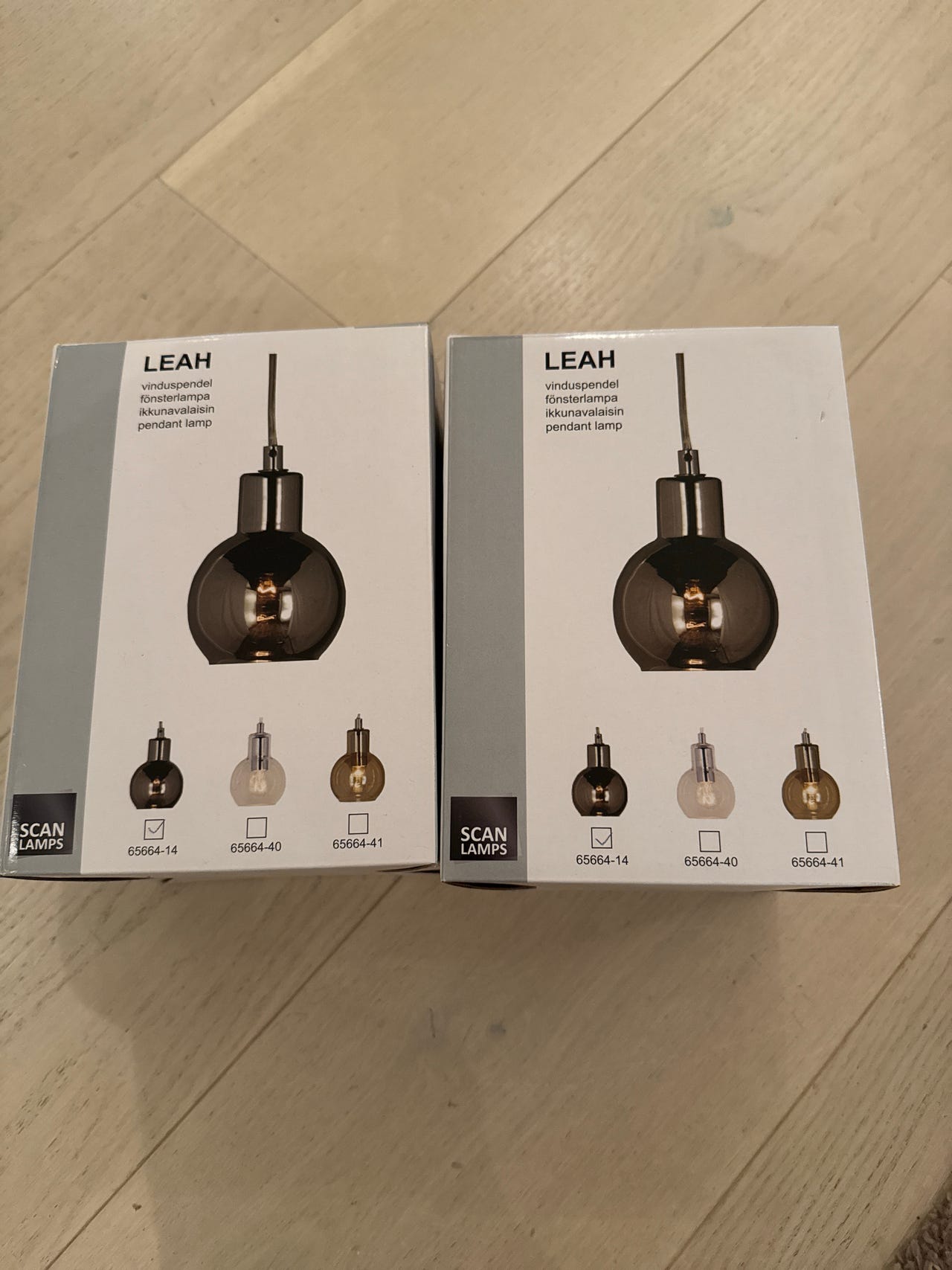 Pendel lampe. Vinduspendel. LEAH scan lamps. 2 stk. | FINN-torget