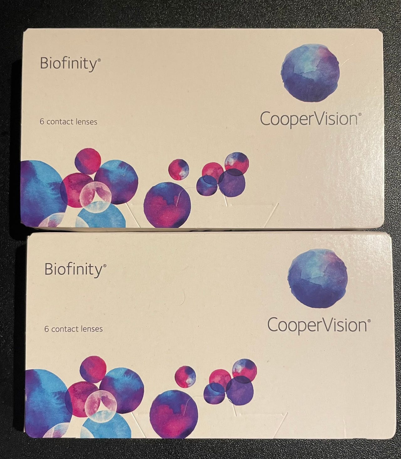 Biofinity CooperVision 6 linser, -2.00 og -3.25 (Originalpris 400 ...