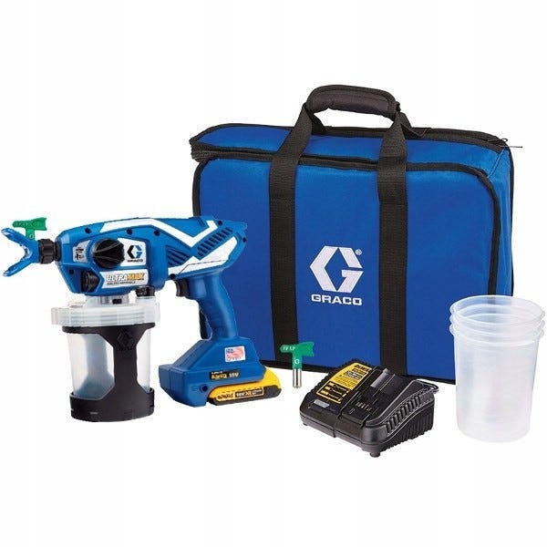 GRACO Ultra-Max FF Cordless 18V - Garantii + Gratis 1l Pomp Armor ...