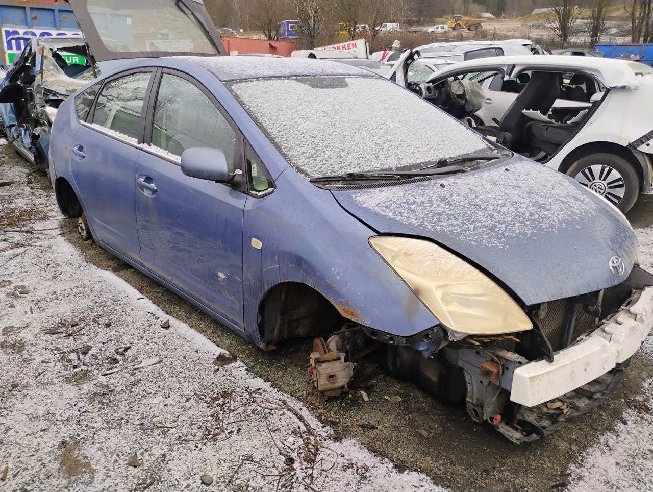 Toyota Prius hugges kun deler | FINN-torget