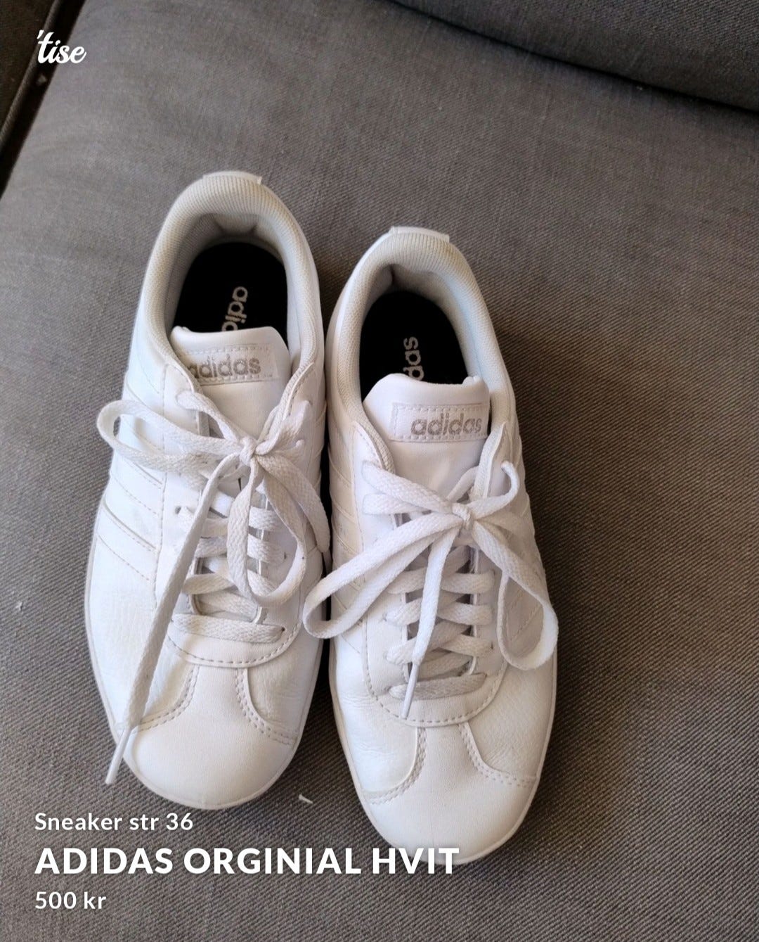 Adidas original hvit str 36 sneakers | FINN-torget