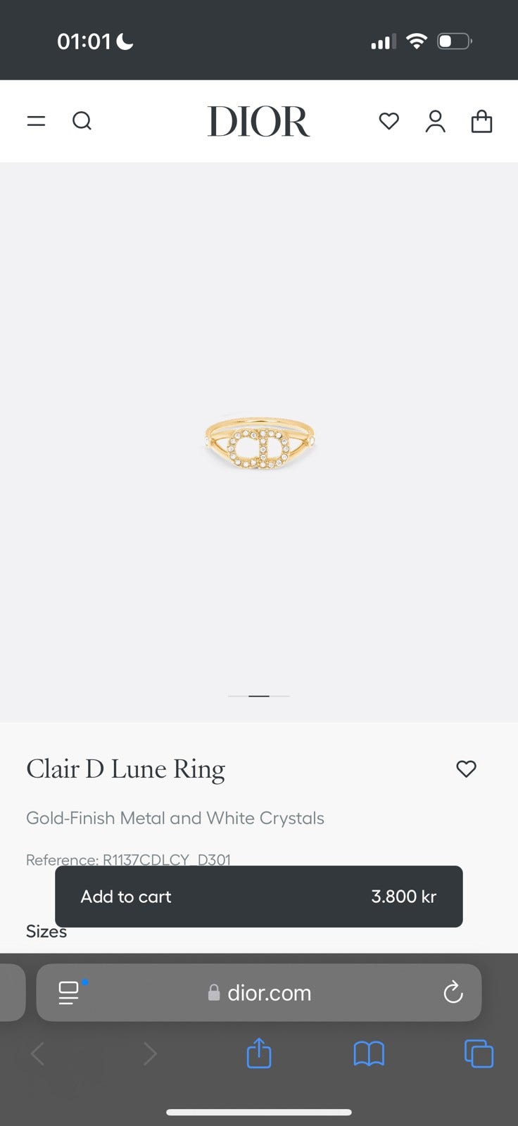 Dior ring | FINN-torget