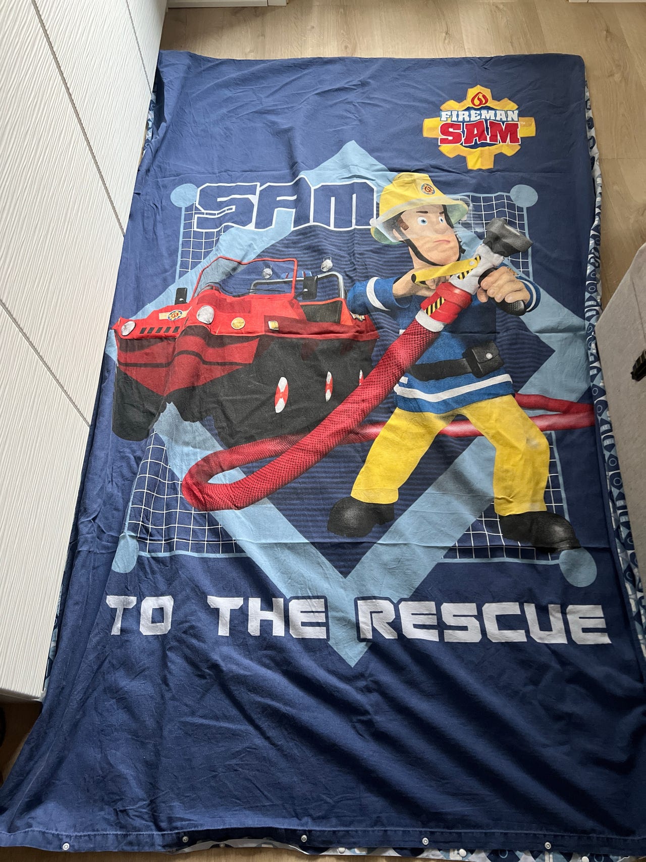 Brannmann Sam sengetøy/ Fireman Sam bed sheets | FINN-torget