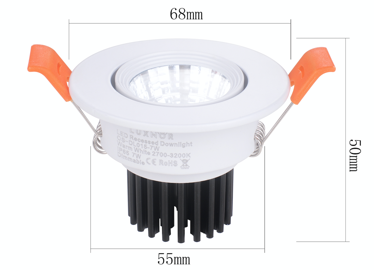 LUXNOR DIMMBARE 7 WATT COB DOWNLIGHTS | FINN-torget