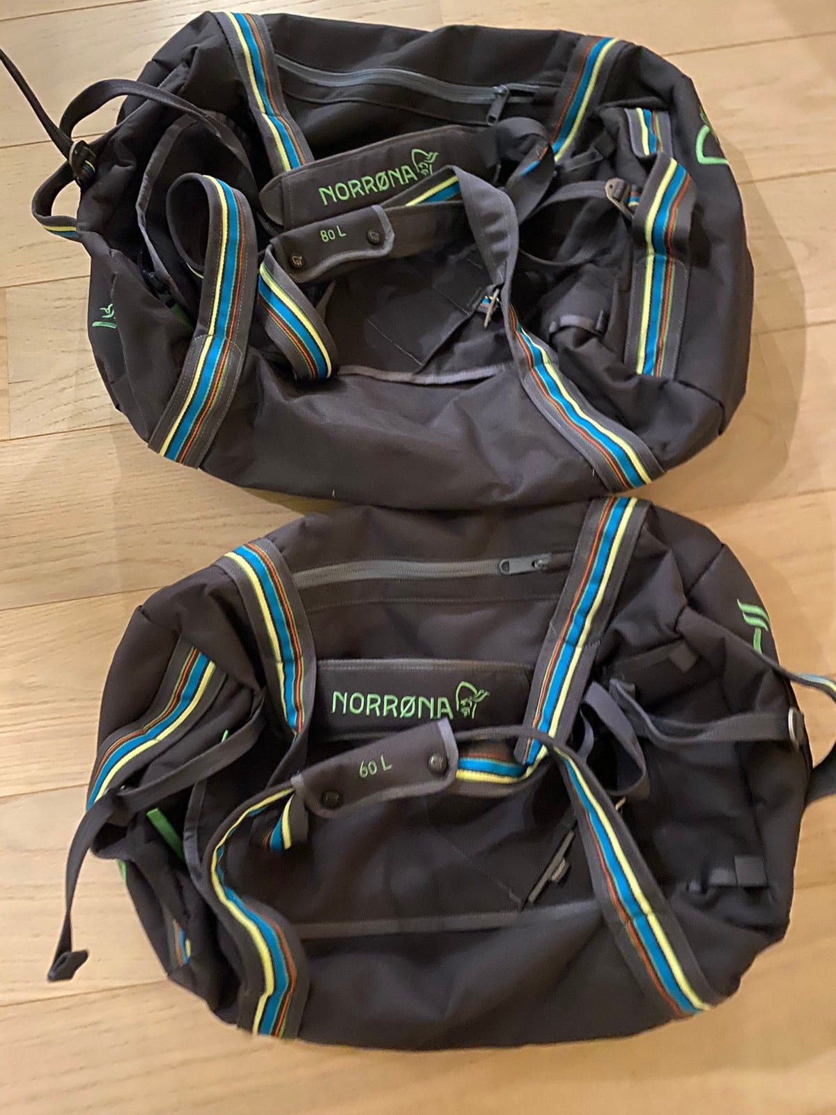 Norrøna duffel bagger 60l og 80l | FINN-torget