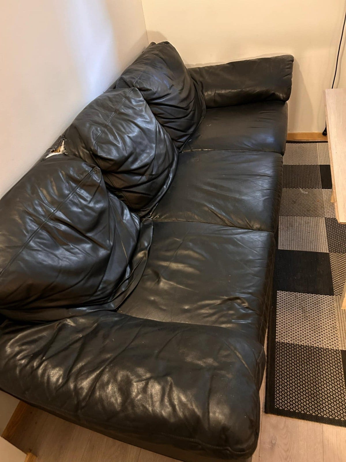 Skinnsofa gruppe 2+3-seter | FINN-torget