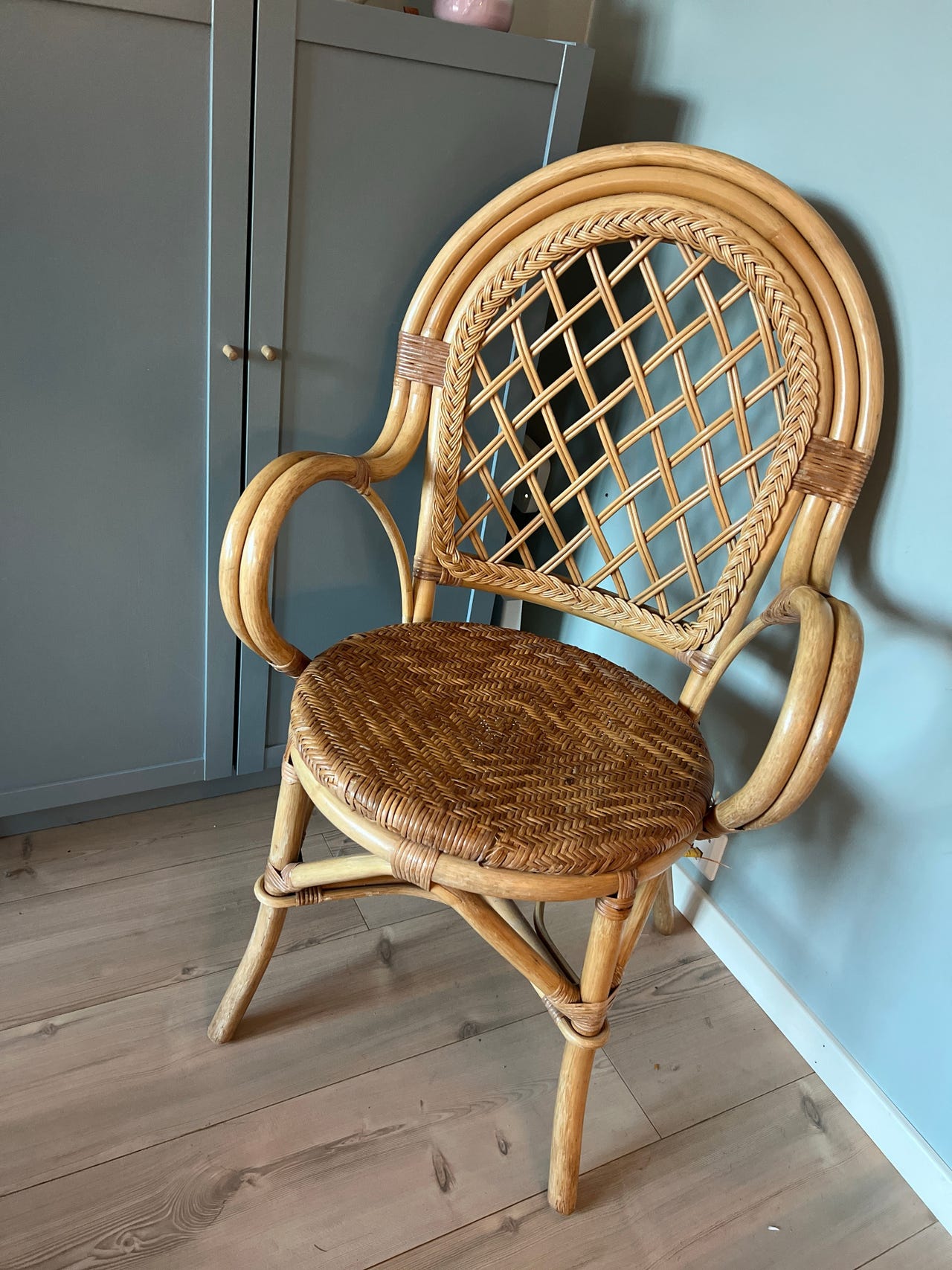 Retro vintage rottingstol | FINN-torget