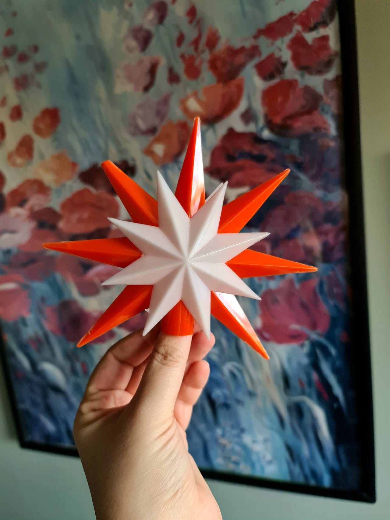 Vintage Osram toppstjerne oransje og hvit | FINN-torget