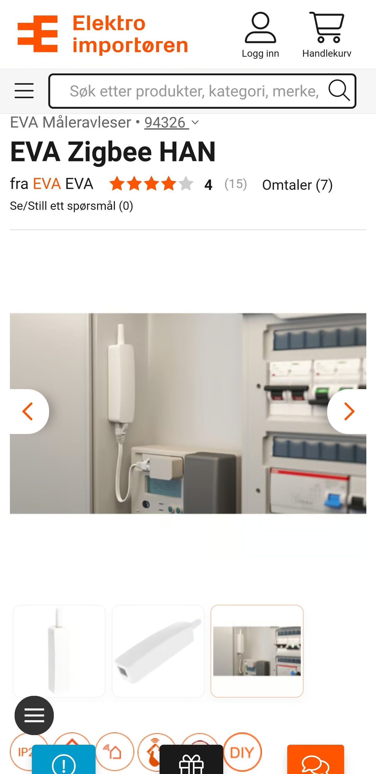 EVA meter reader for smarthem | FINN-torget