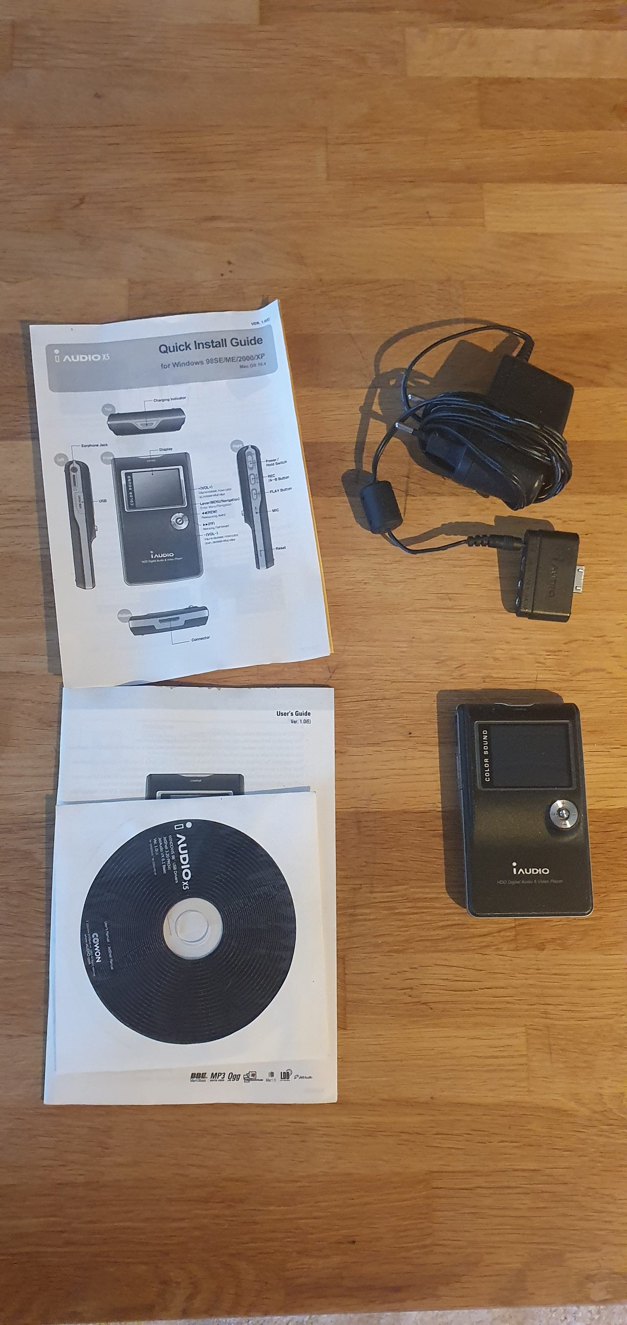 Iaudio x5 30gb m/ alt ekstrautstyr | FINN-torget