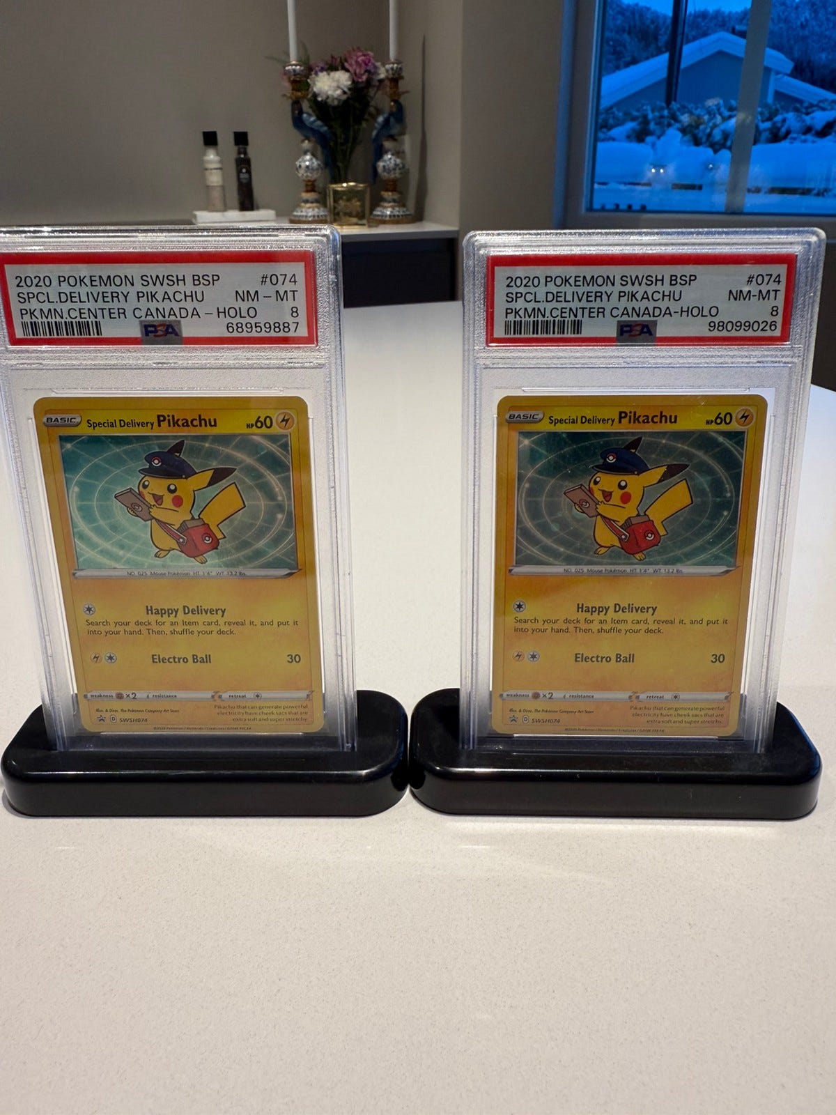 Pokemon kort - Special Delivery Pikachu PSA 8 | FINN-torget