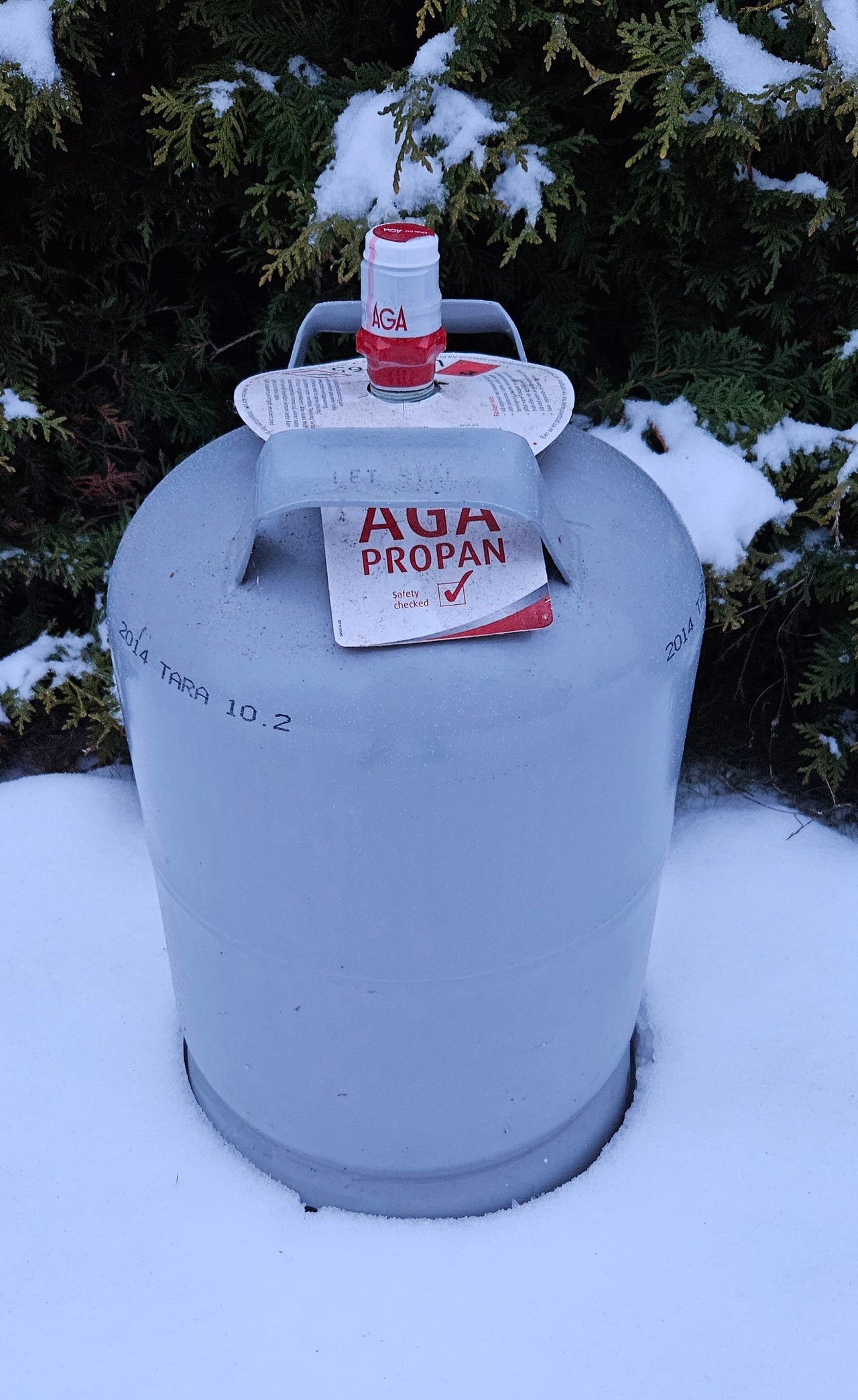 Gassflaske stål 11 kg - ny og plombert | FINN-torget