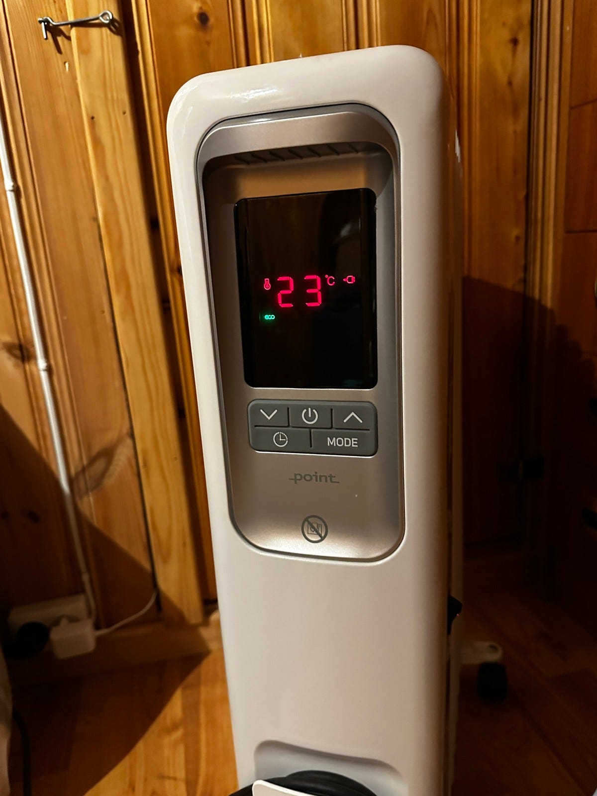 Point oil filled heater 2000w | FINN-torget