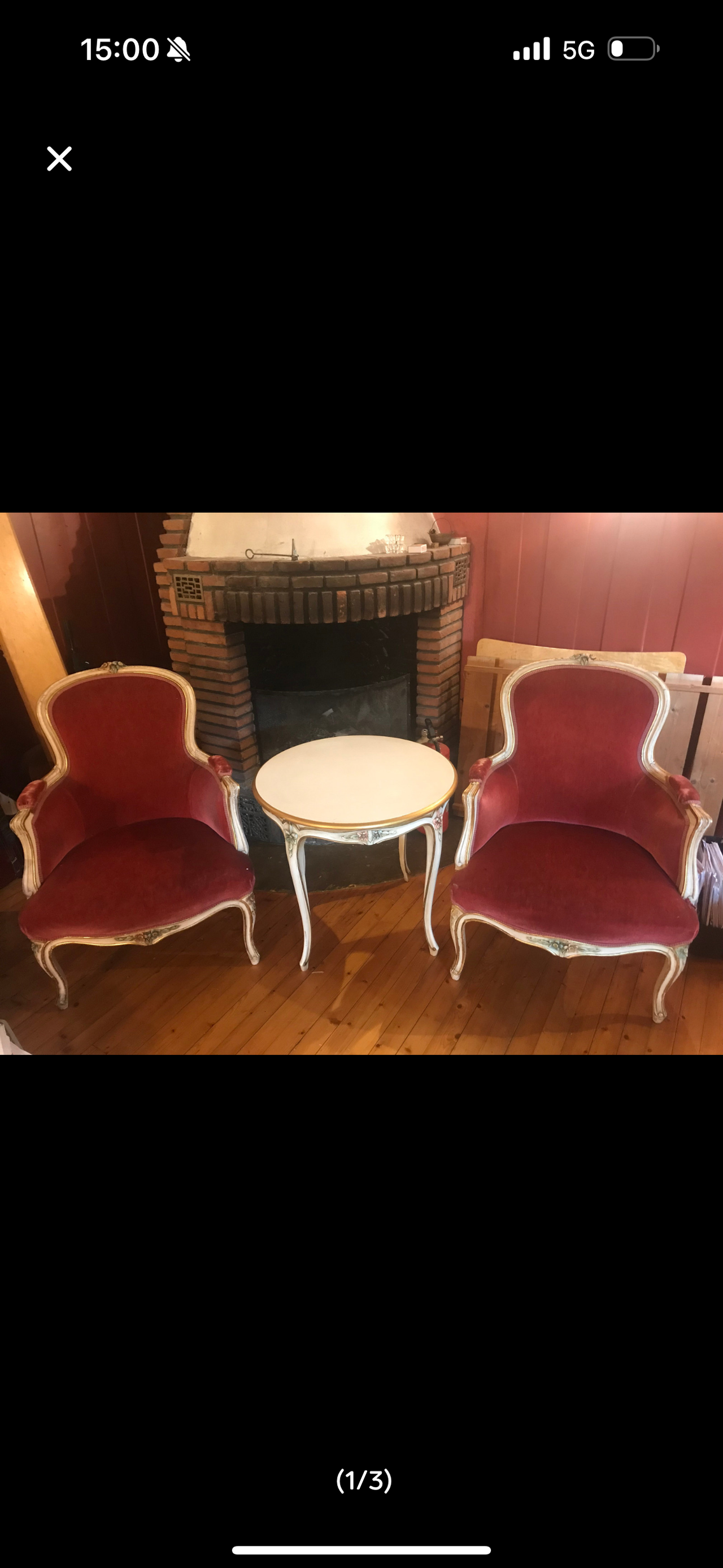 Roccoco stoler med bord | FINN-torget