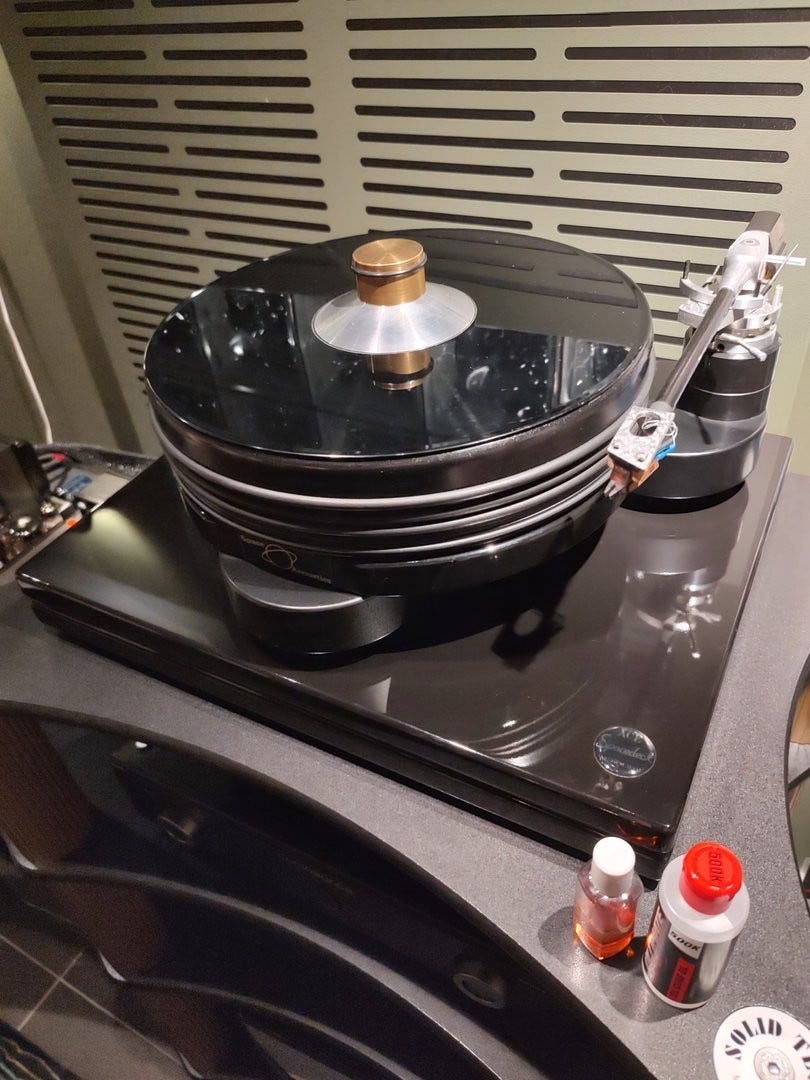 NAS platespiller. Ace Spacedeck m/heavy-kit og Soundsmith the voice ...