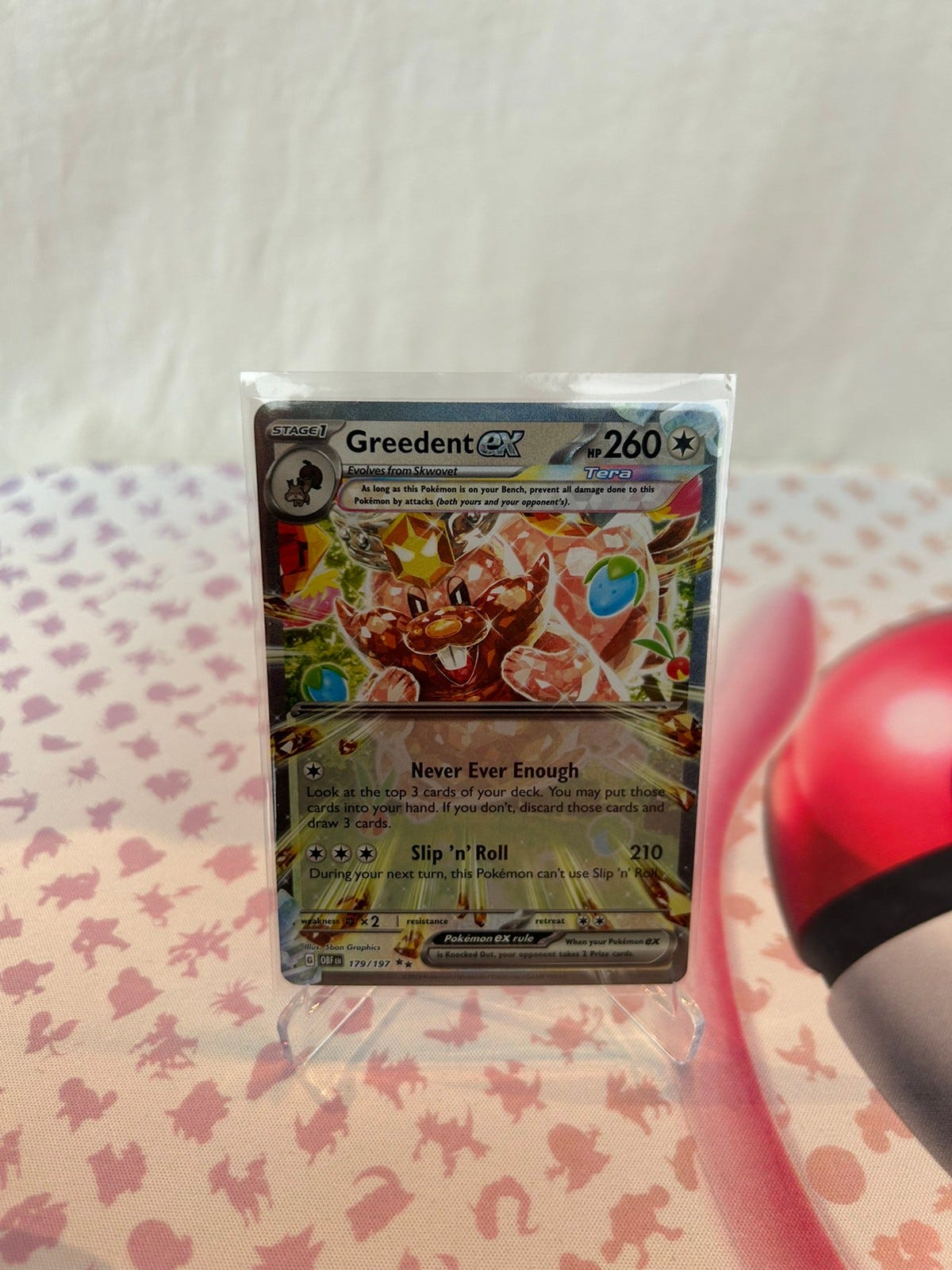Pokemon TCG Greedent Ex 179/197 - Obsidian Flames | FINN-torget