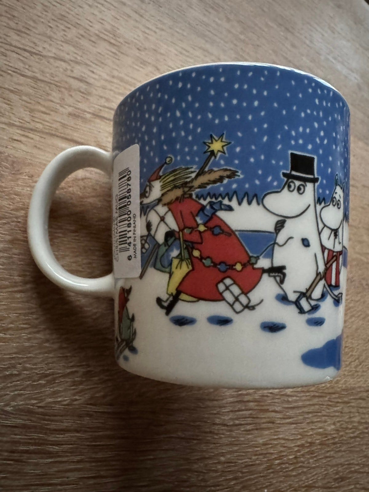 Sjelden ny utgått Mummikopp «Jul 2004-2005» med etikett | FINN-torget