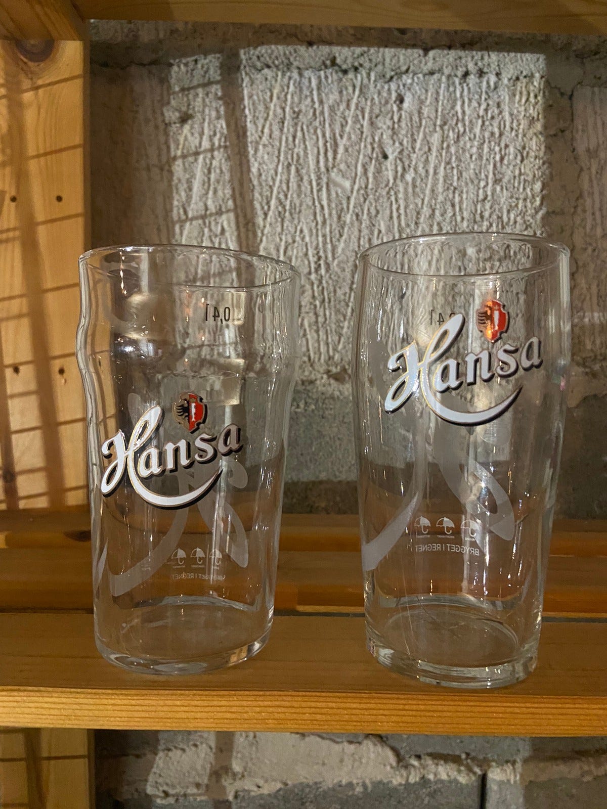 Hansa 0,4 glass fra utested! | FINN-torget