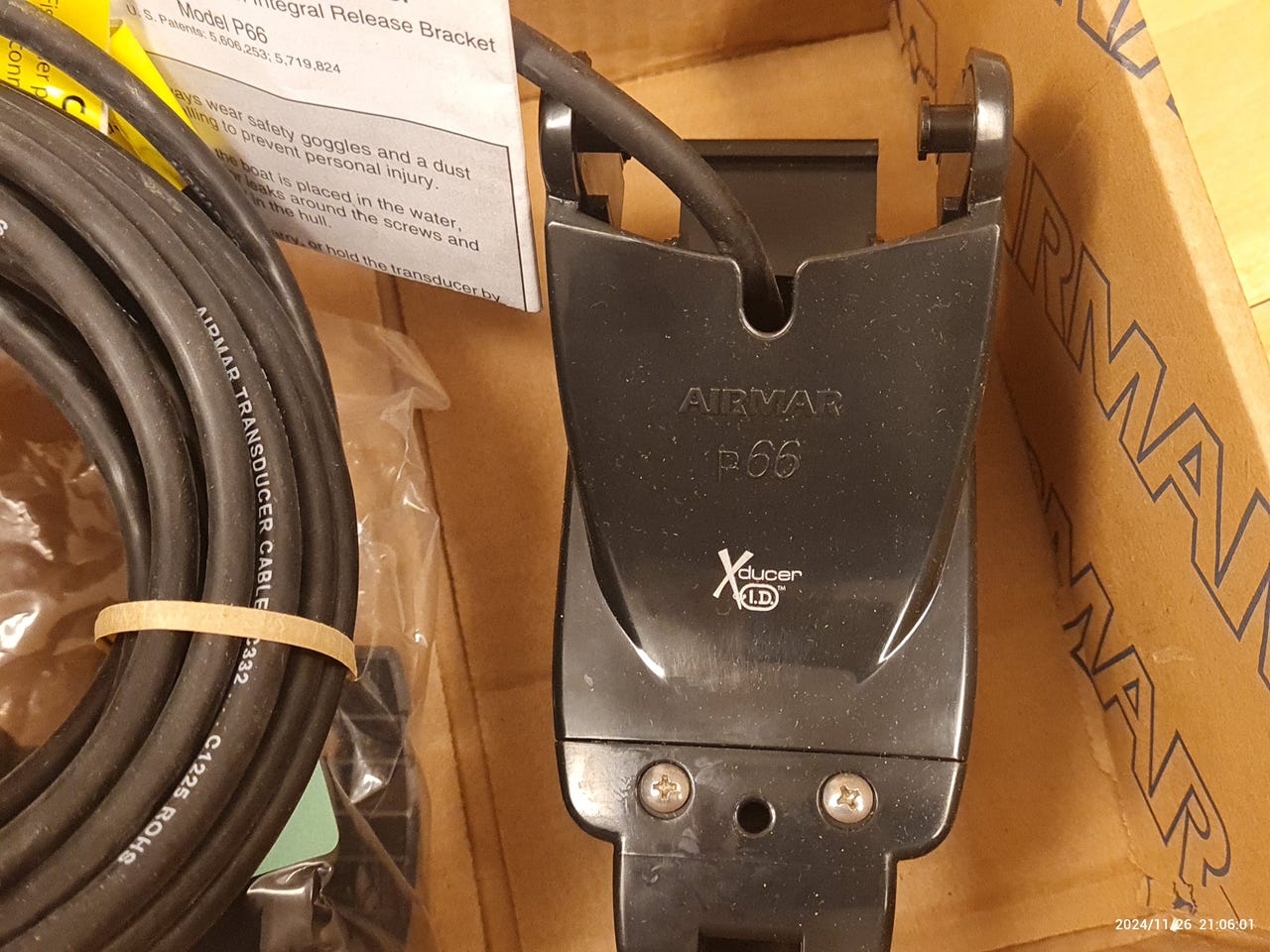 AIRMAR Triducer p66 ekkoloddgiver hekksvinger | FINN-torget
