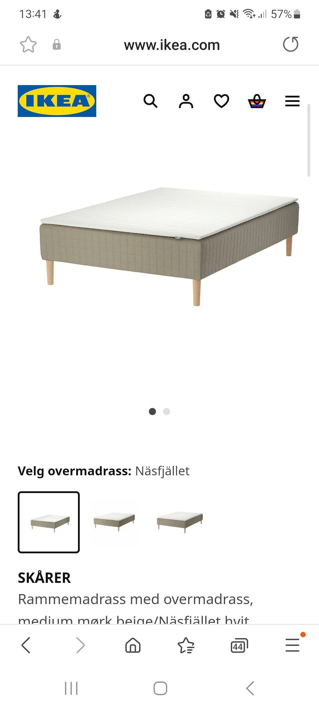 Seng 140x200 | FINN-torget