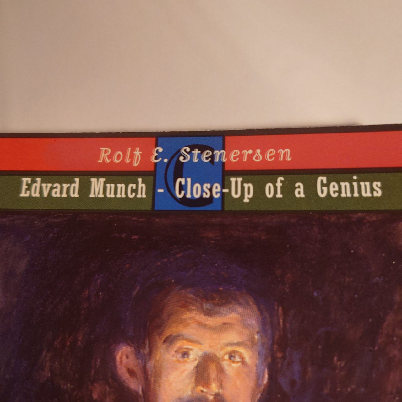 Edvard Munch close-up of a genius av Rolf Stenersen | FINN-torget