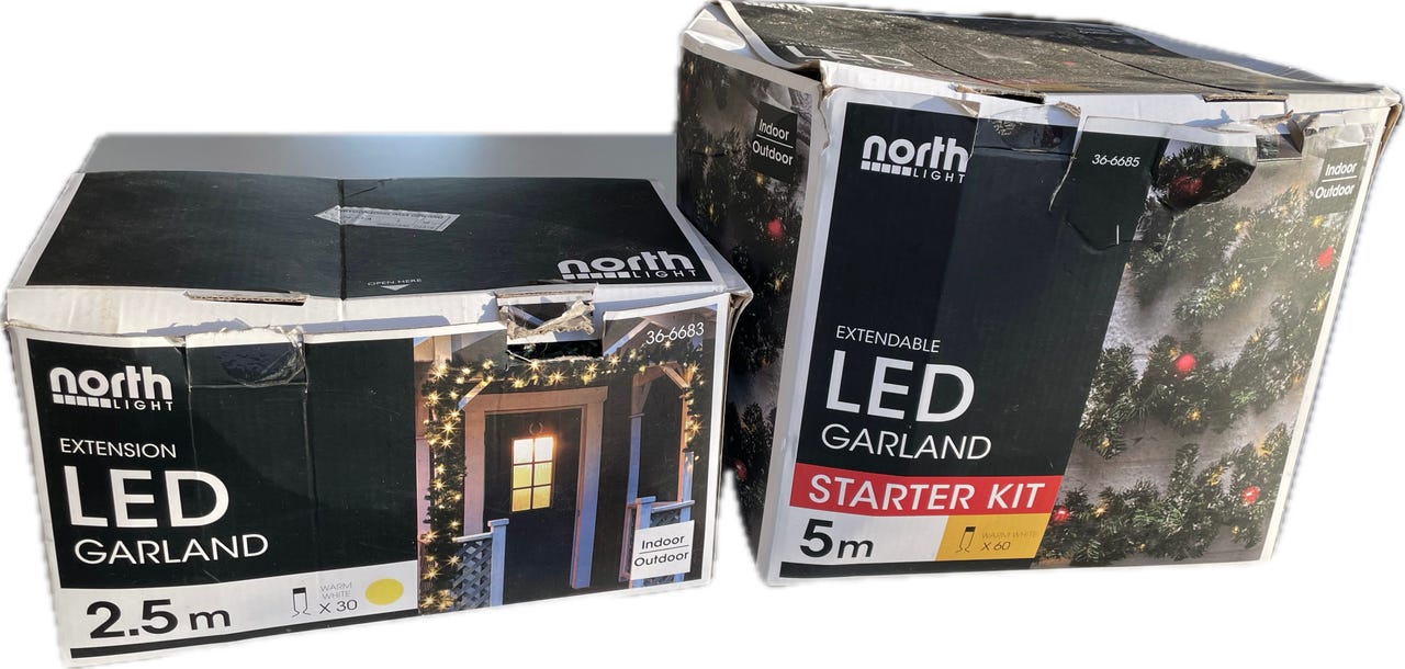 Girlander med LED for ute og inne. | FINN-torget