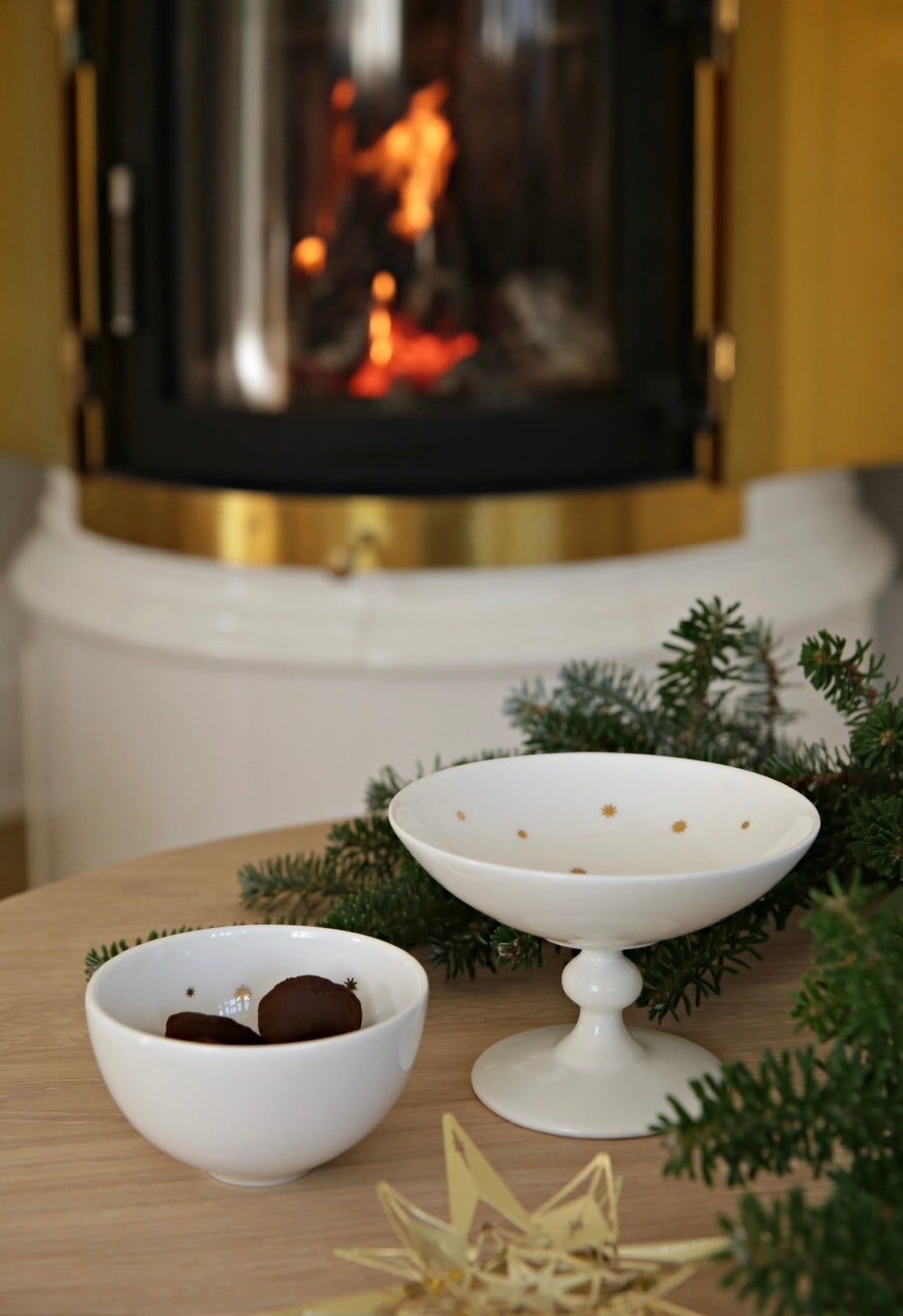 Wik & Walsøe stjernedryss - sett med bolle og bolle med stett. Ny i ...