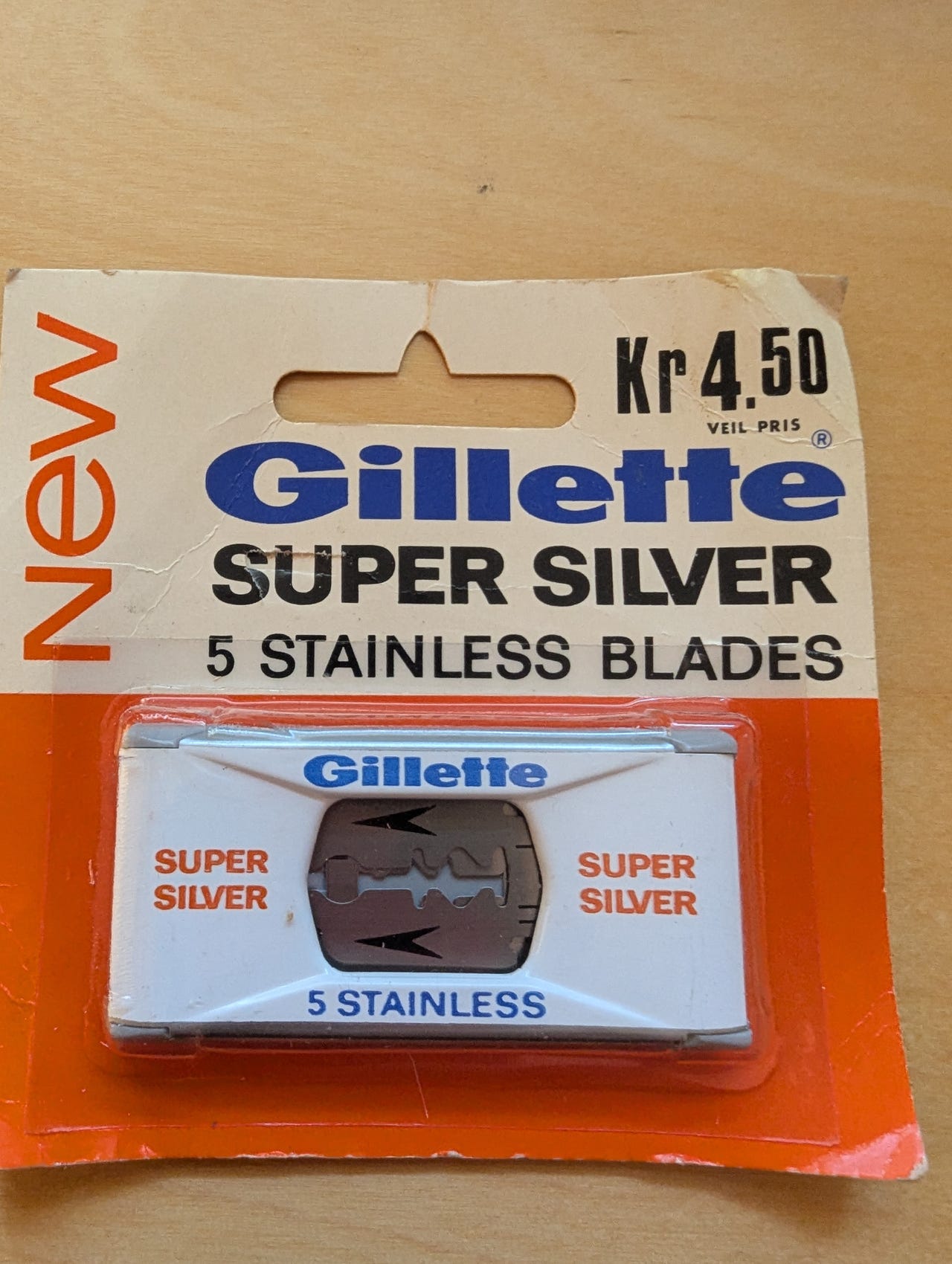 Barberblad Gillette. Gamle | FINN-torget