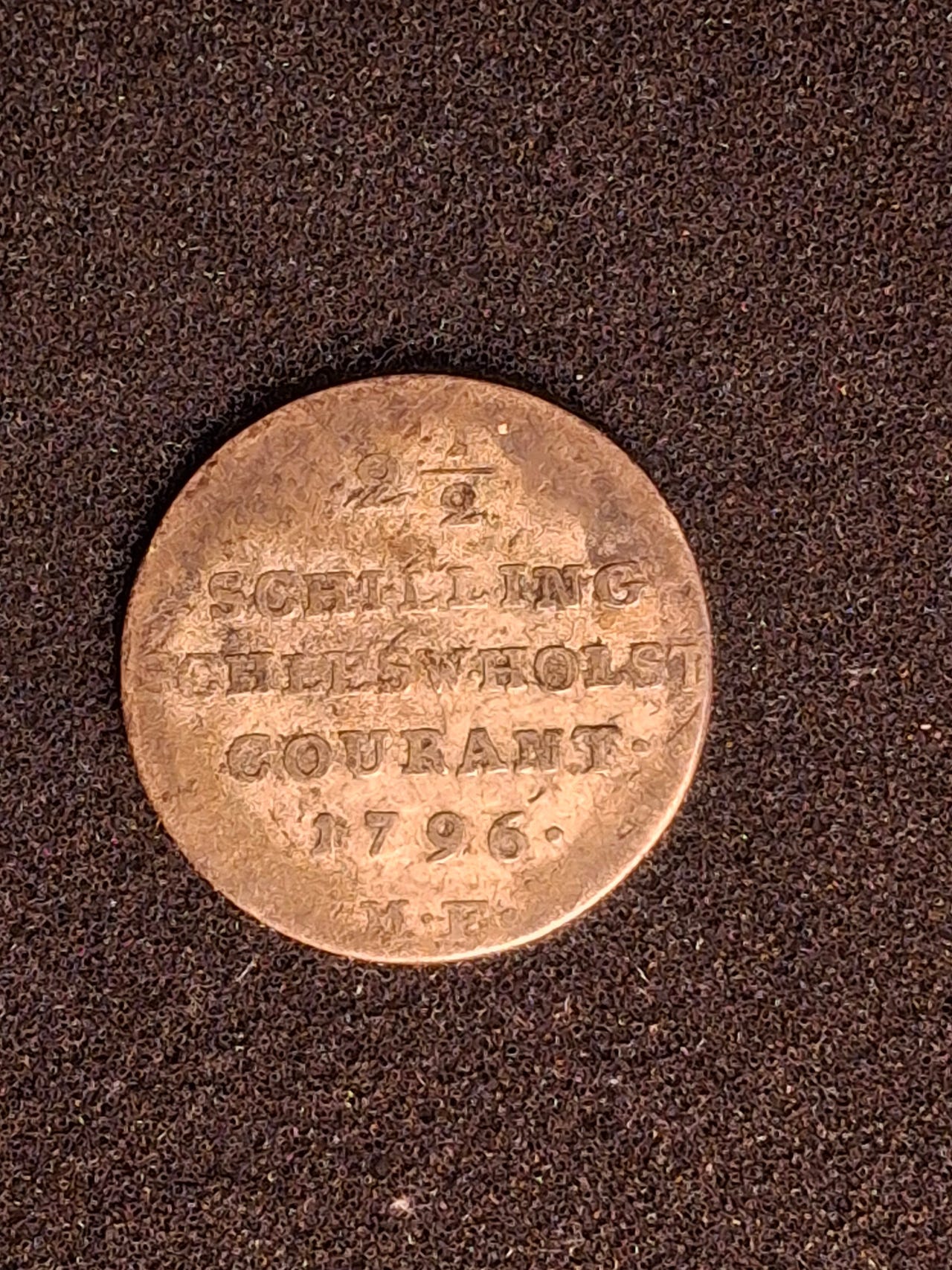 2 1/2 SCHILLING COURANT 1796 SØLV ** SCHLESWIG HOLSTEIN ** | FINN-torget