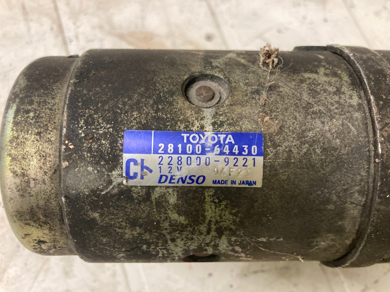 Toyota Rav4 D4D 2004 Modell Starter Motor, Denso 28100-64430 | FINN-torget
