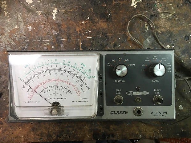 VTVM - Vacum Tube Volt Meter (Heathkit model IM13) | FINN-torget