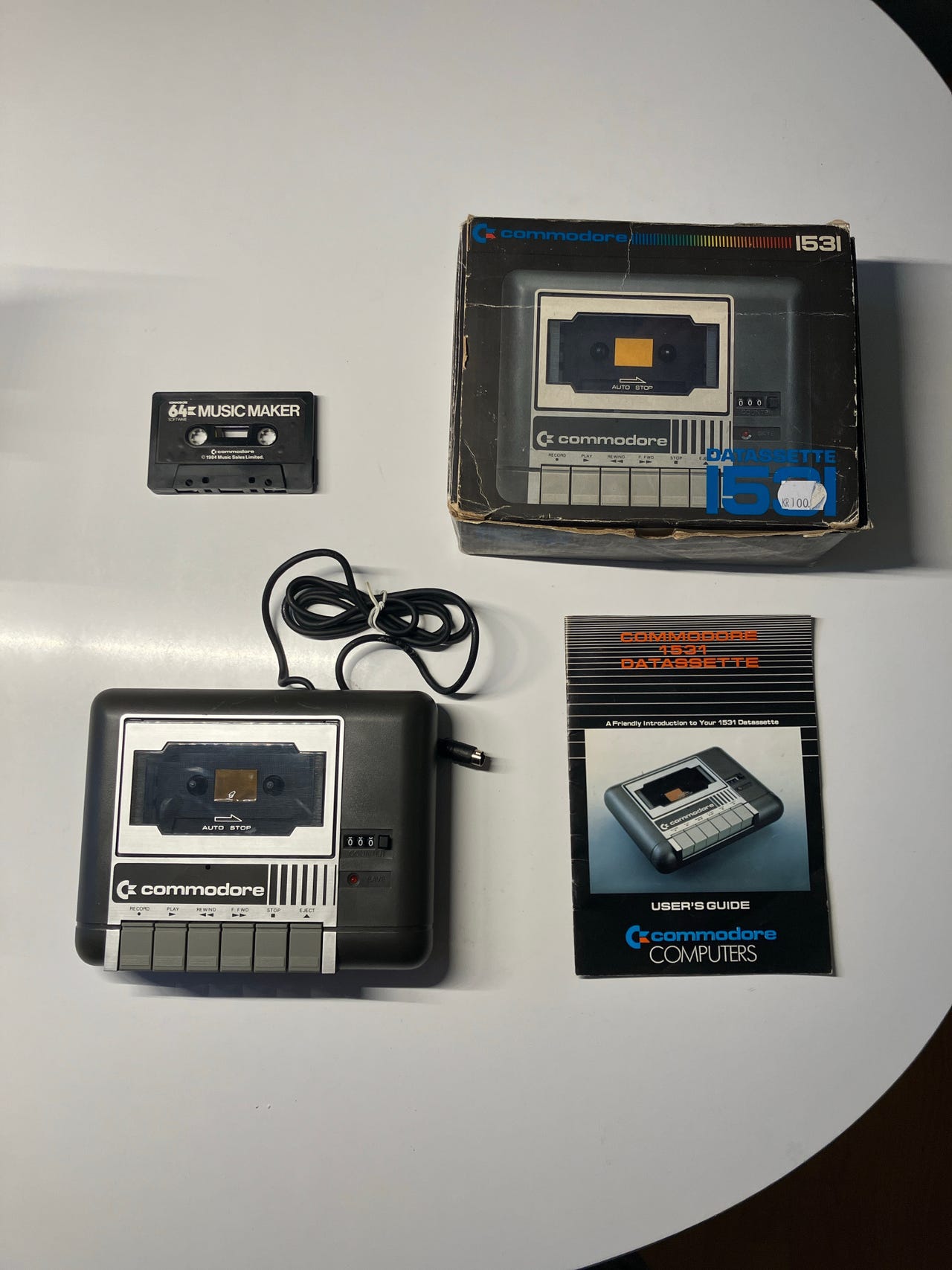 Retro Commodore Datasette 1531 – Perfekt for samlere | FINN-torget